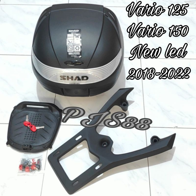 Jual Top box shad sh29 plus breket box Vario 150 new old , Vario 125 new old / Box shad sh 29 ...