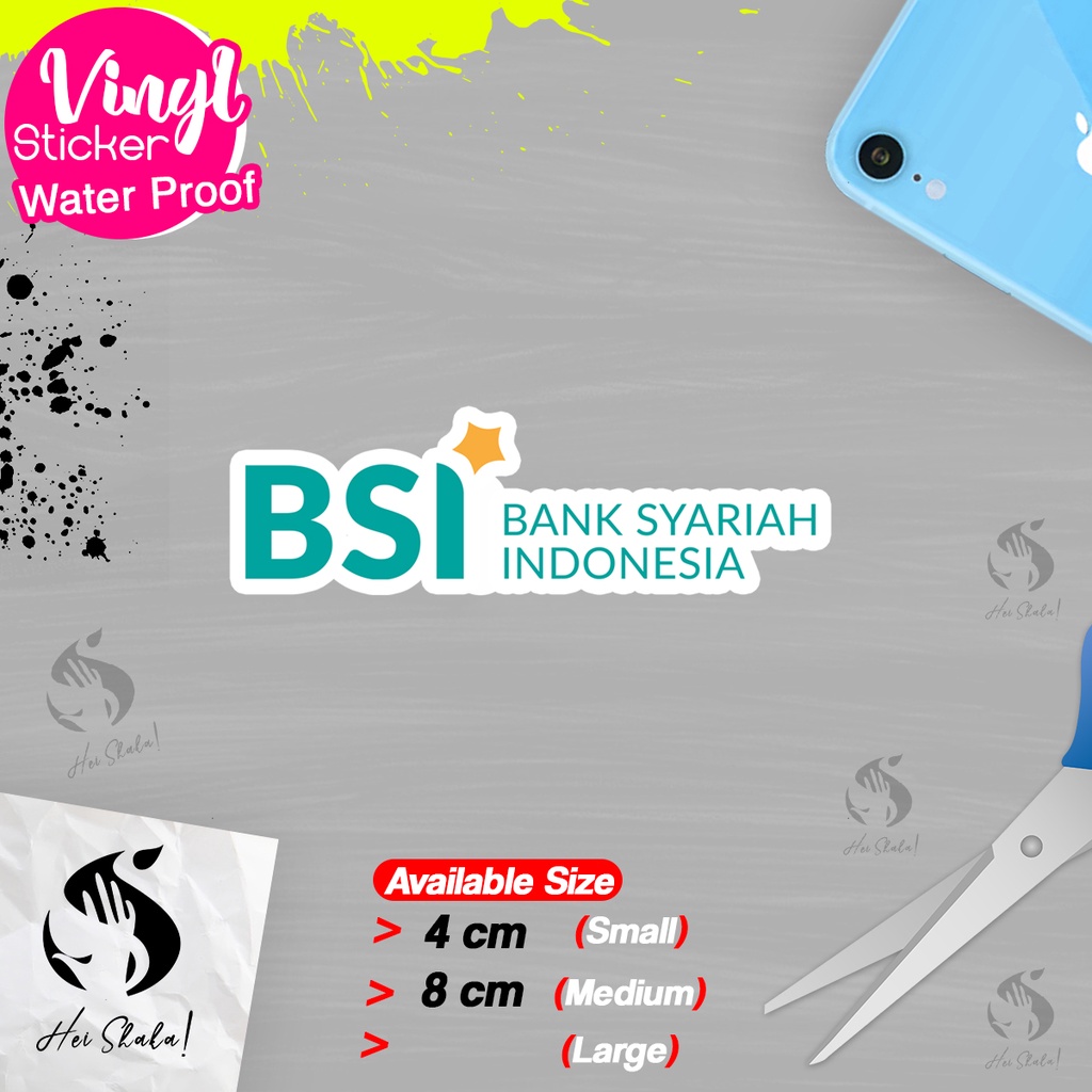Jual Stiker Bank Syariah Indonesia BSI Sticker Logo Perusahaan BUMN ...
