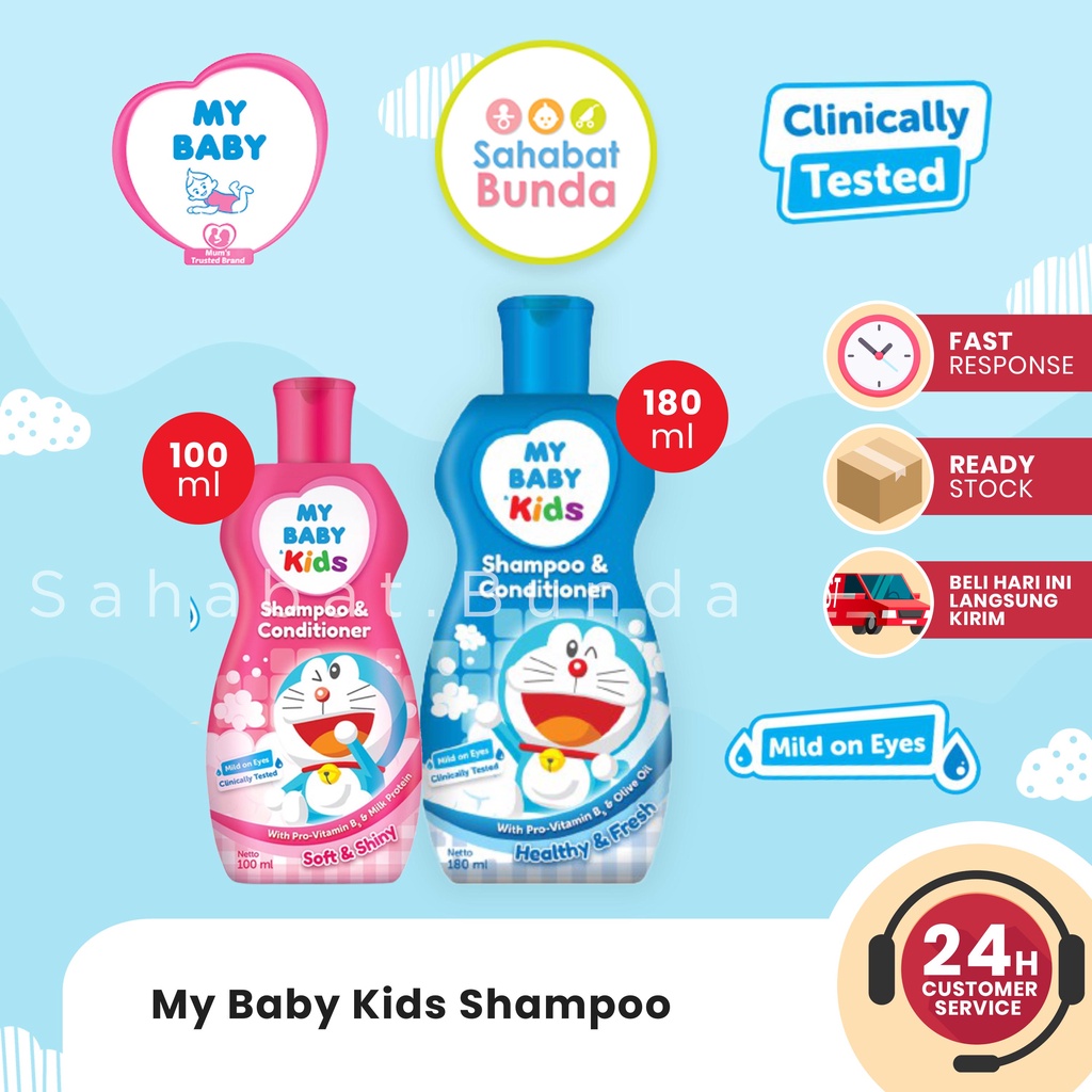 Jual MY BABY Kids Shampoo Anak Conditioner 100ml & 180 ml | Shopee ...
