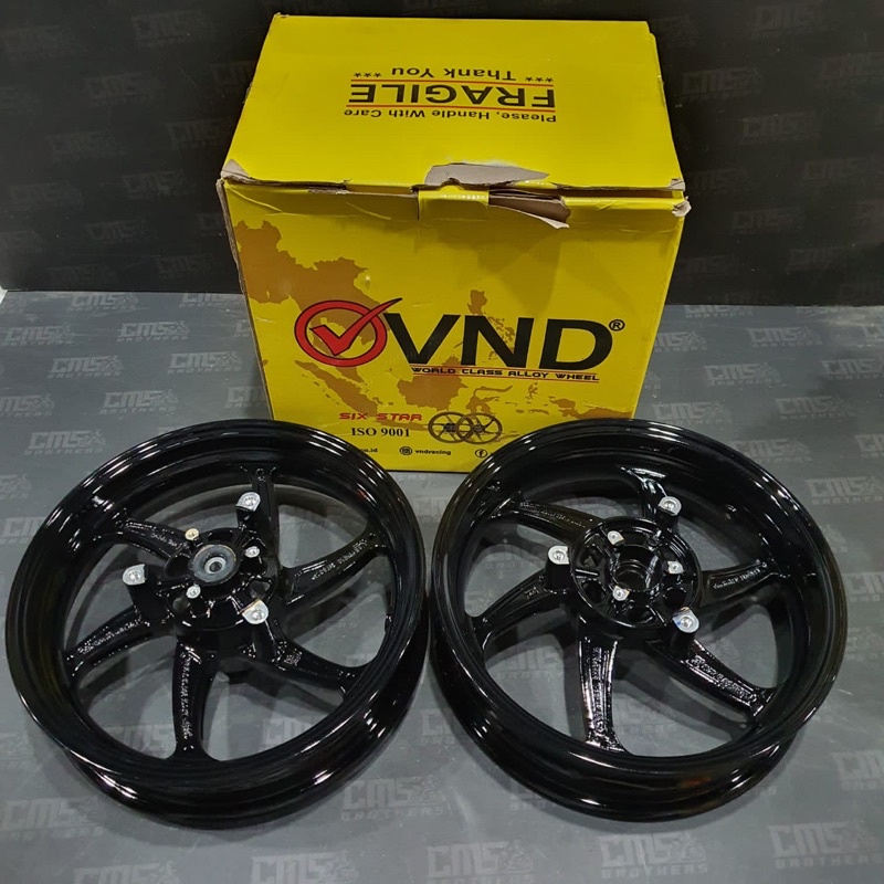 Jual Velg Velek Racing VND Six Star R13 Yamaha New Nmax 2020 Hitam ...