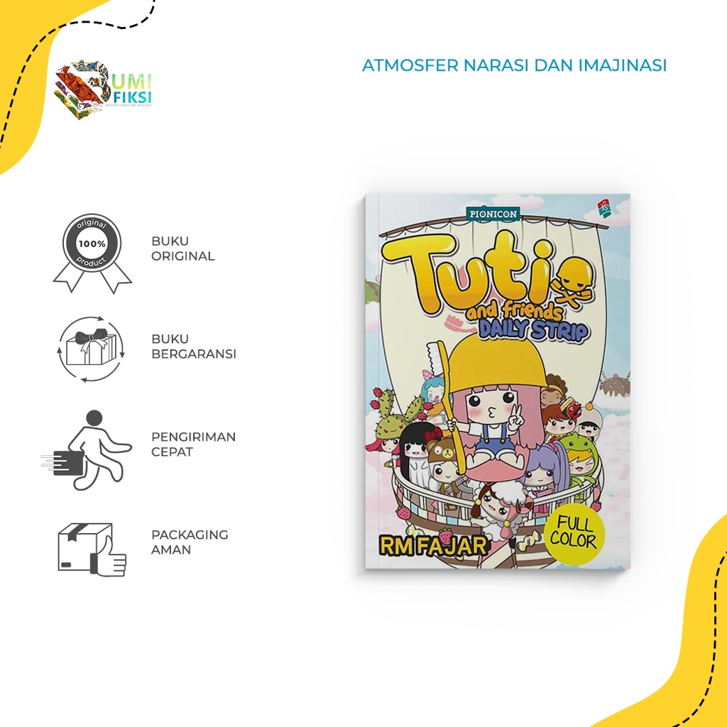 Jual Buku Komik Tuti And Friends Daily Strip - Fajar RM - Bukune - Bumifiksi | Shopee Indonesia