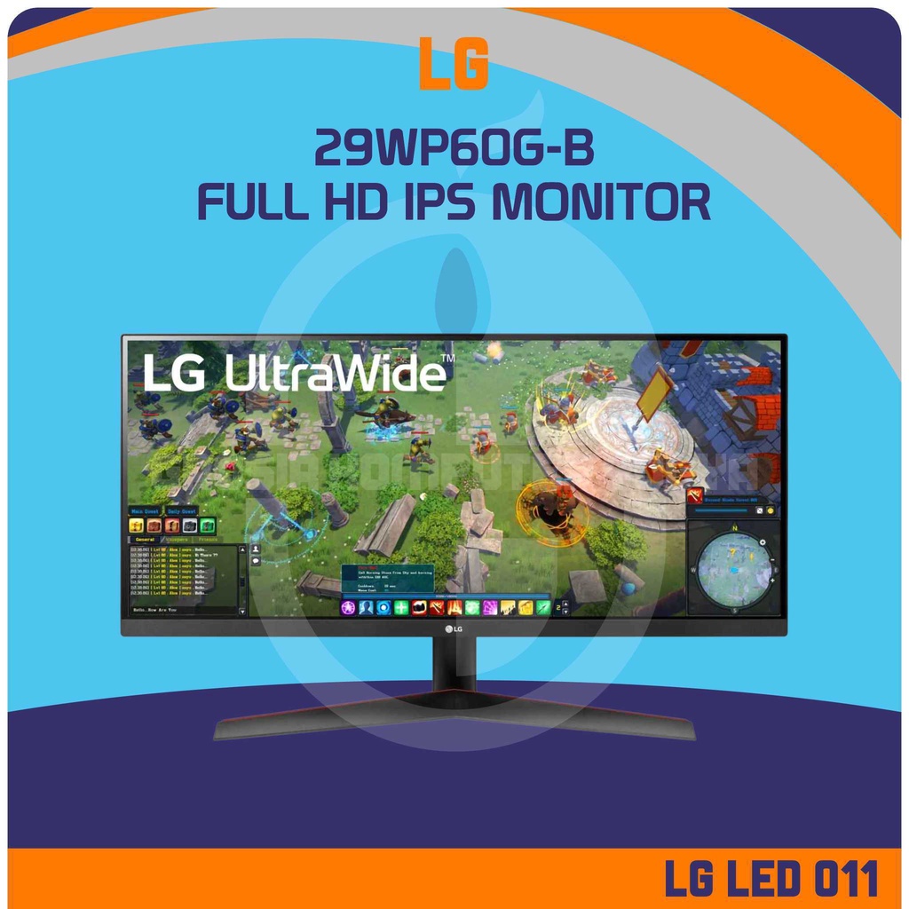 Jual LG 29WP60G-B 29" Full HD 5ms 75Hz UltraWide HDR IPS Panel Monitor ...