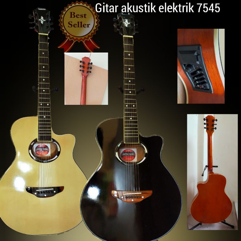 Jual Gitar akustik elektrik custum yamaha apx | Shopee Indonesia