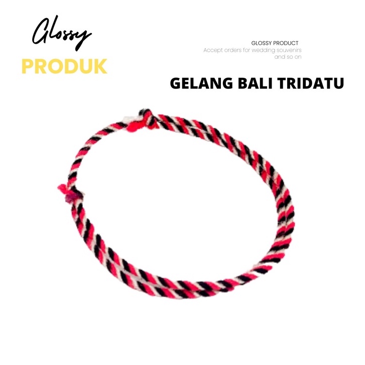 Jual Gelang Tridatu Bali Pria Wanita Traditional Bracelet | Shopee ...