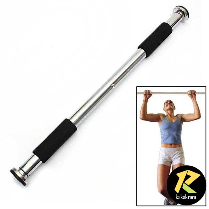 Jual Tiang Besi Pull Up Bar Pintu Solid Grip 62-100cm - HW139501 ...