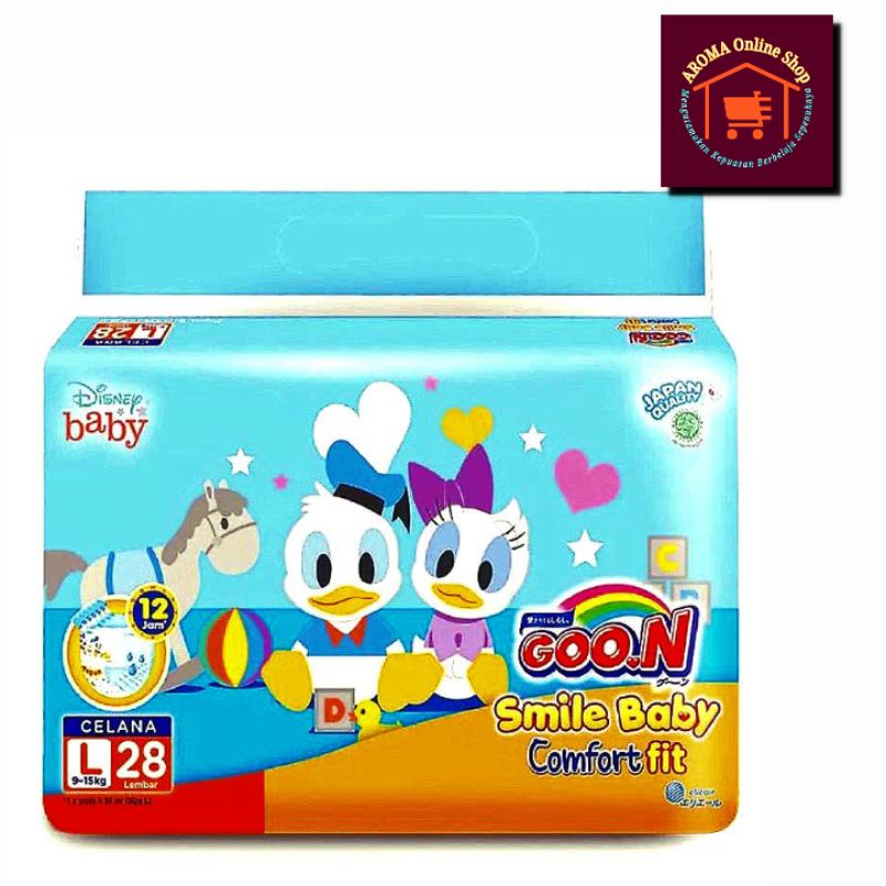 Jual GOON Comfort Fit Popok Celana L isi 28's | Shopee Indonesia