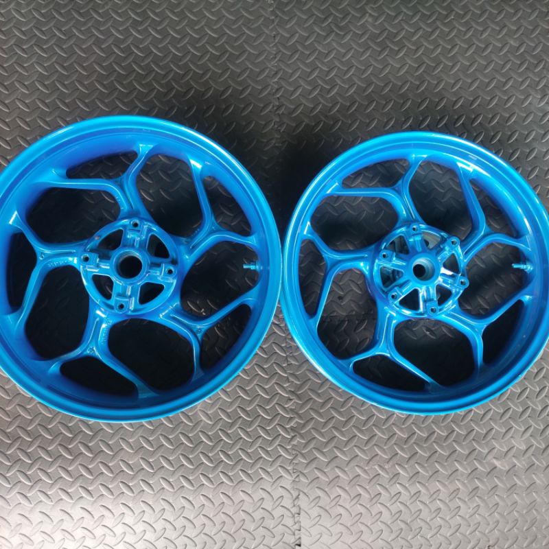 Jual Velg Axio CBR150 CB150 Triple Disc Biru Candy | Shopee Indonesia