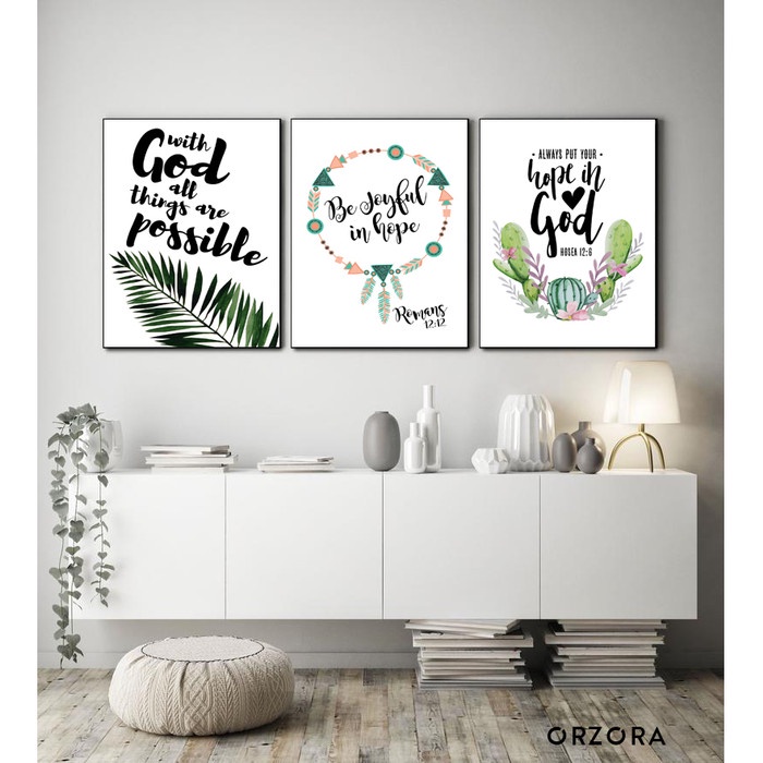 Jual [ Buku / Kitab ] Poster Rohani Kristen / Dekorasi Rumah /Poster ...