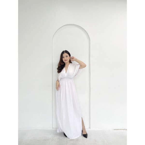 Jual Daster Dress Bali PU Panjang Long Dress Wanita Jumbo Korean Style ...