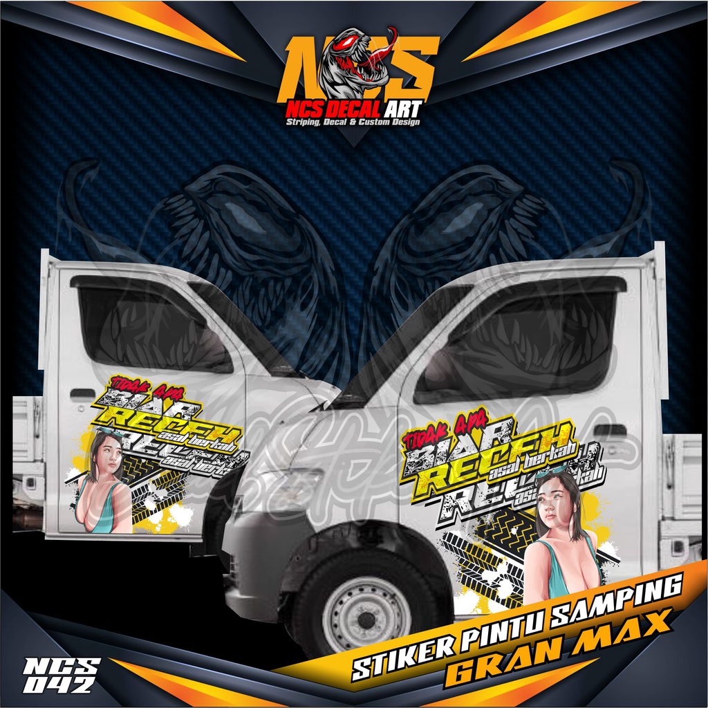 Jual Stiker Decal Pintu Kanan Kiri All Pick UpTAK APA BIAR RECEH ASAL ...
