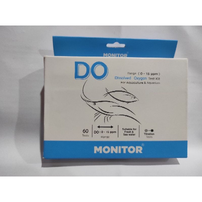 Jual Monitor test kit DO Dissolved Oxygen for aquaculture & aquarium ...
