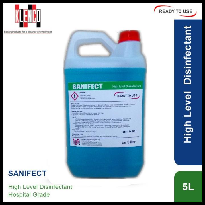 Jual Desinfektan Sanifect Klenco 5 Liter Foging Disinfektan Ready To ...