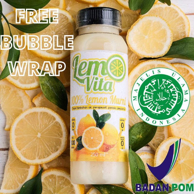 Jual Lemovita Fresh Sari Lemon Murah 250ml BPOM Lemon vita | Shopee ...