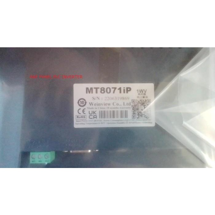 Jual HMI Weintek MT8071iP 7inch 7in 7" Ethernet Weinview MT8071 ...
