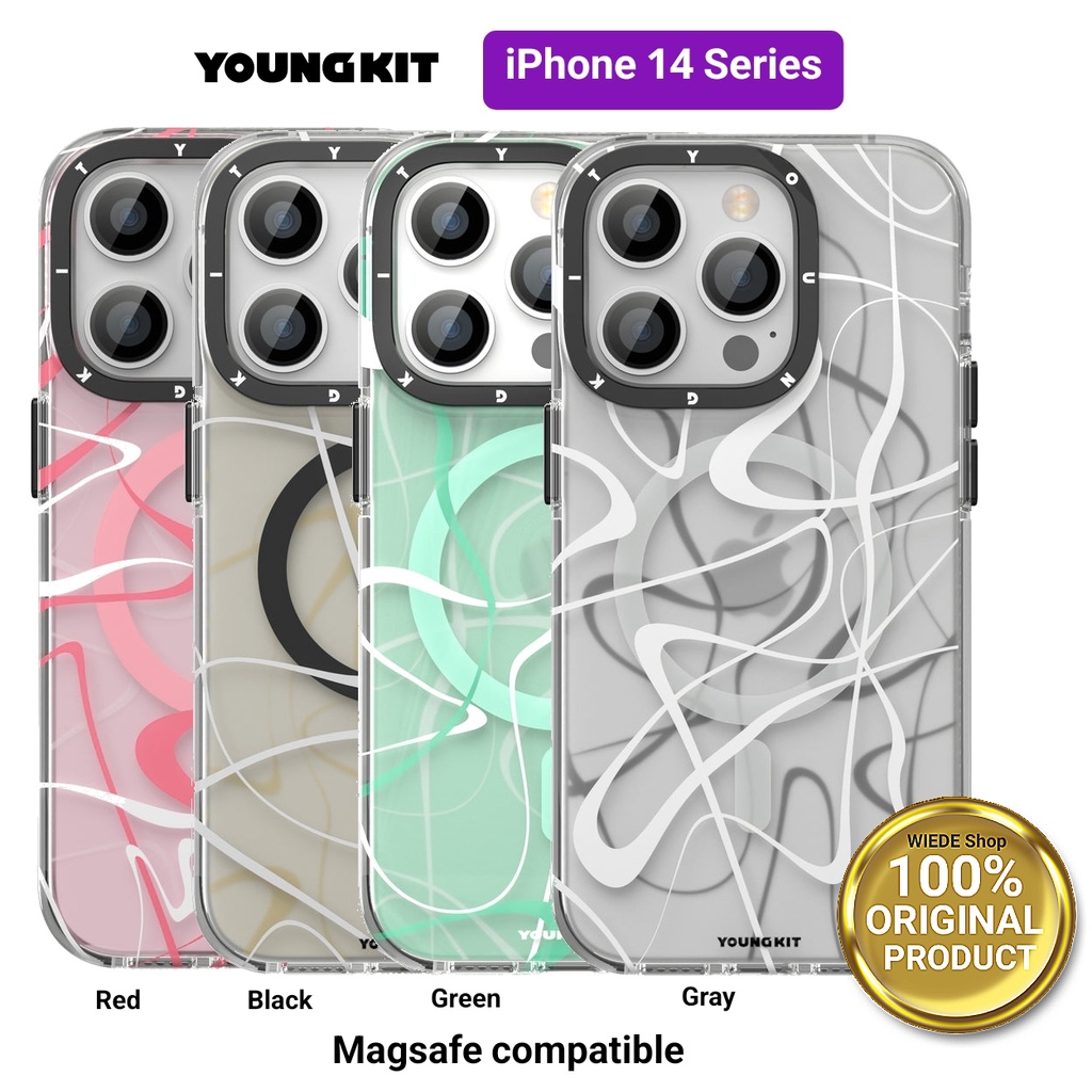 Jual Case iPhone 14 Pro Max 14 Pro Plus YOUNGKIT Ink Magsafe Casing ...