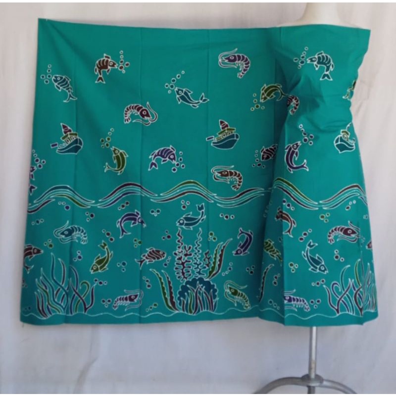 Jual BATIK MOTIF IKAN | BATIK TULIS MADURA | Shopee Indonesia