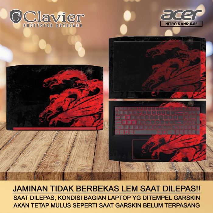 Jual Skin Cover Garskin Laptop Acer Nitro 5 An515-52-76Un 51T2 781K ...