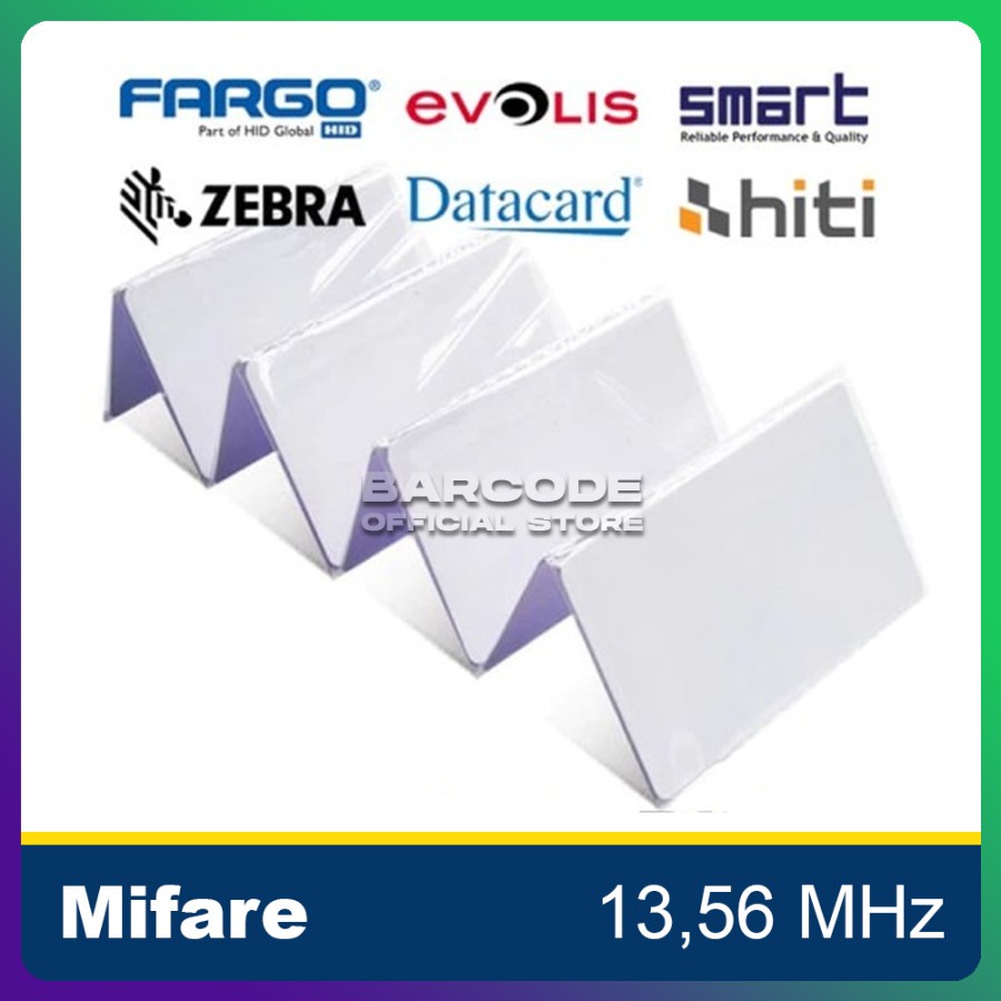 Jual Kartu RFID Mifare 13,56 MHz Blank ID Card Printer PVC | Shopee ...
