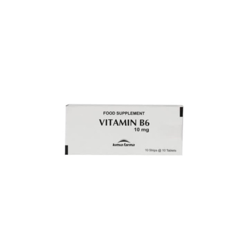 Jual Vitamin B6 10 mg strip 10 tablet ( vitamin B6 generik ) | Shopee ...