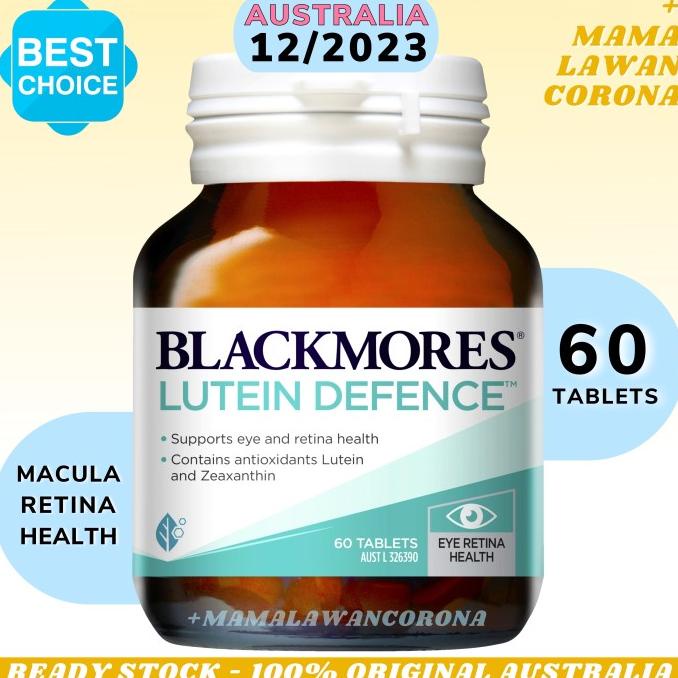 Jual [Promo] Blackmores Lutein Defence 60 Tablets Eye Vision Defense ...