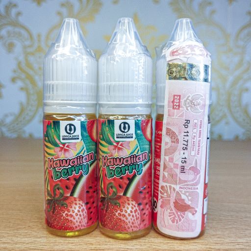 Jual Liquids 15ML Poods Saltnicc 30MG HawaiianBerry ( mint ) LE VI CA ...