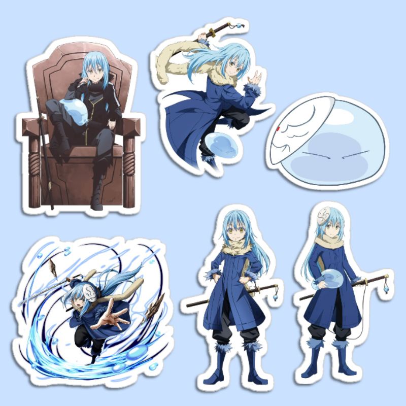Jual Sticker Anime Tensei Shitara Slime Datta Ken Rimuru tempest Stiker ...