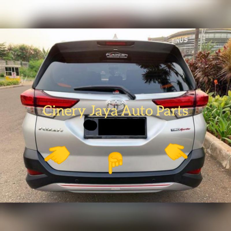 Jual Bemper BUMPER Belakang NEW Rush TRD Sportivo TERIOS 2019-2020 ...