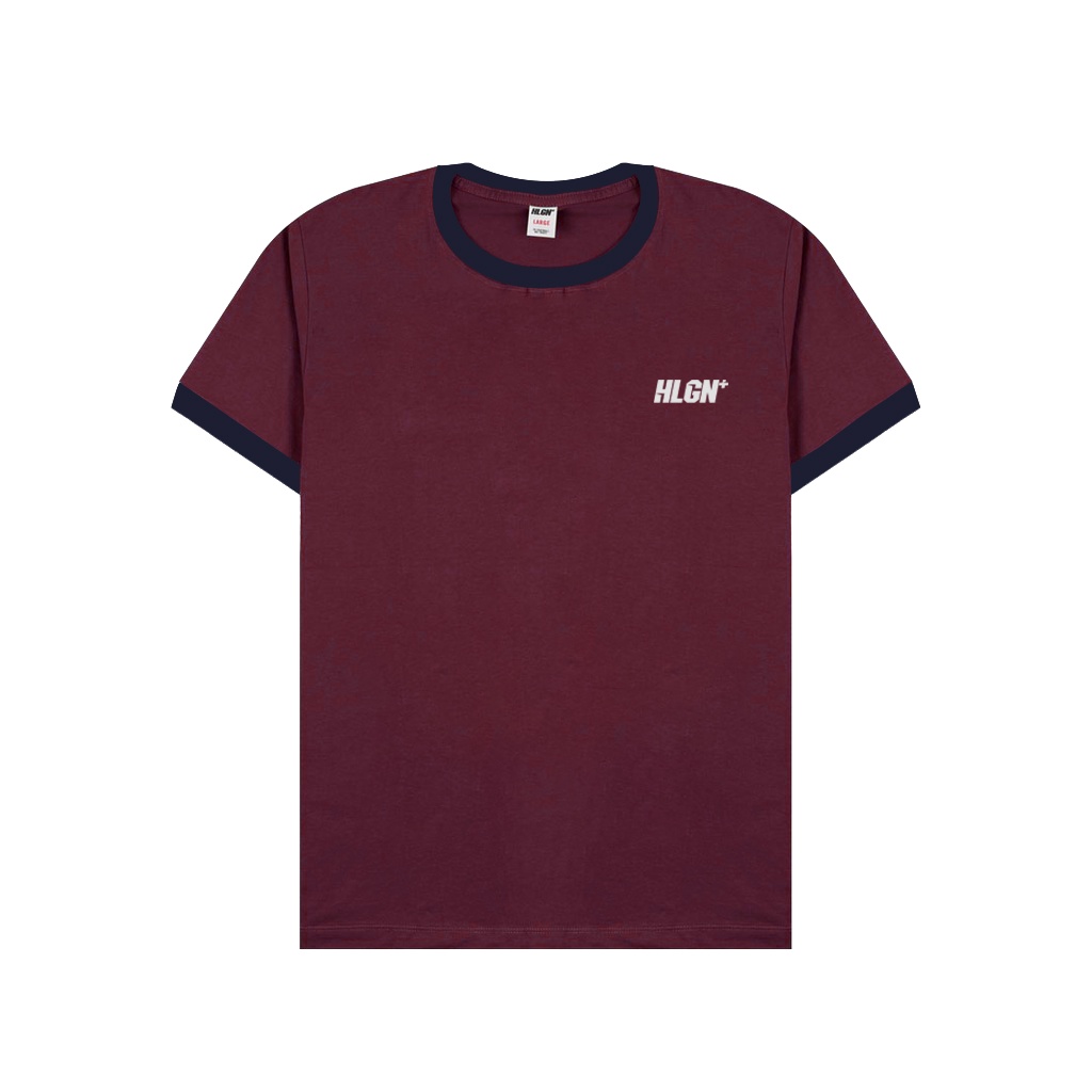 Jual HOOLIGANS T-Shirt Ringer Cerino - Maroon | Shopee Indonesia