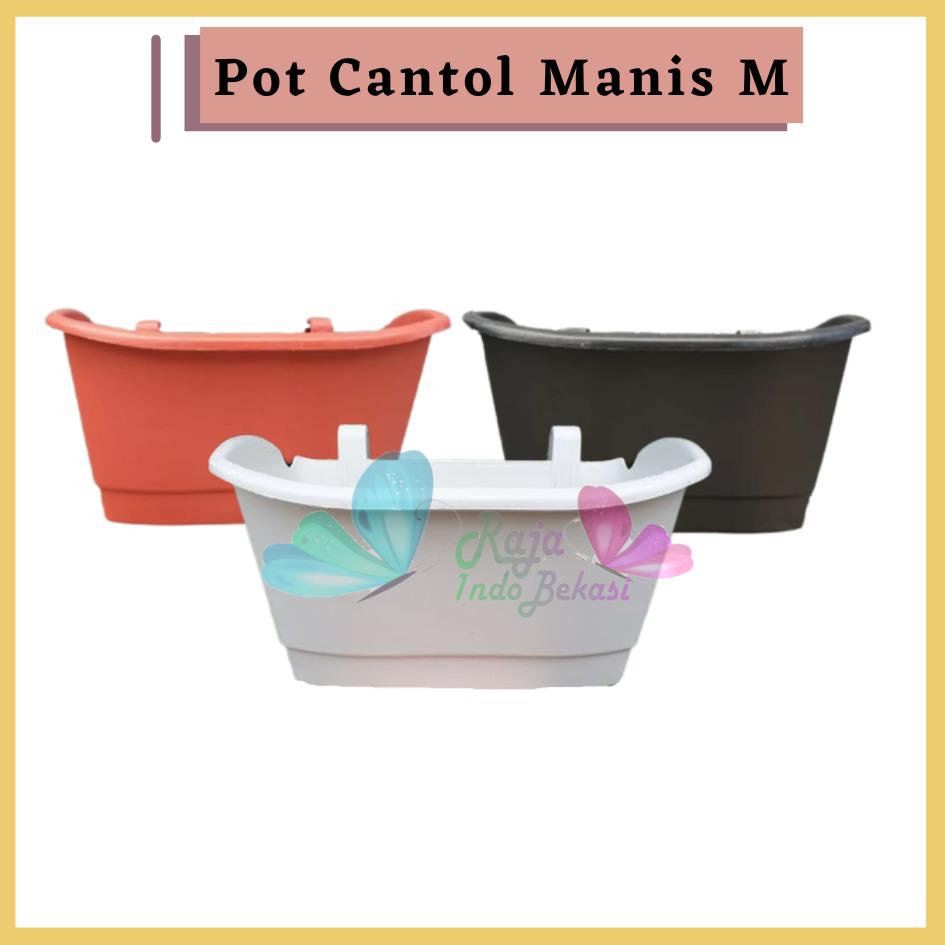Jual Pot CANTOL TEMPEL TIP M Putih Hitam Merah BataTerracota Terracotta ...