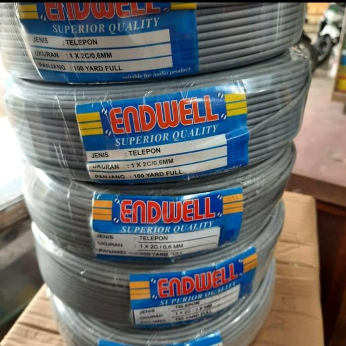 Jual kabel telepon isi 2 kawat tembaga 100 meter | Shopee Indonesia