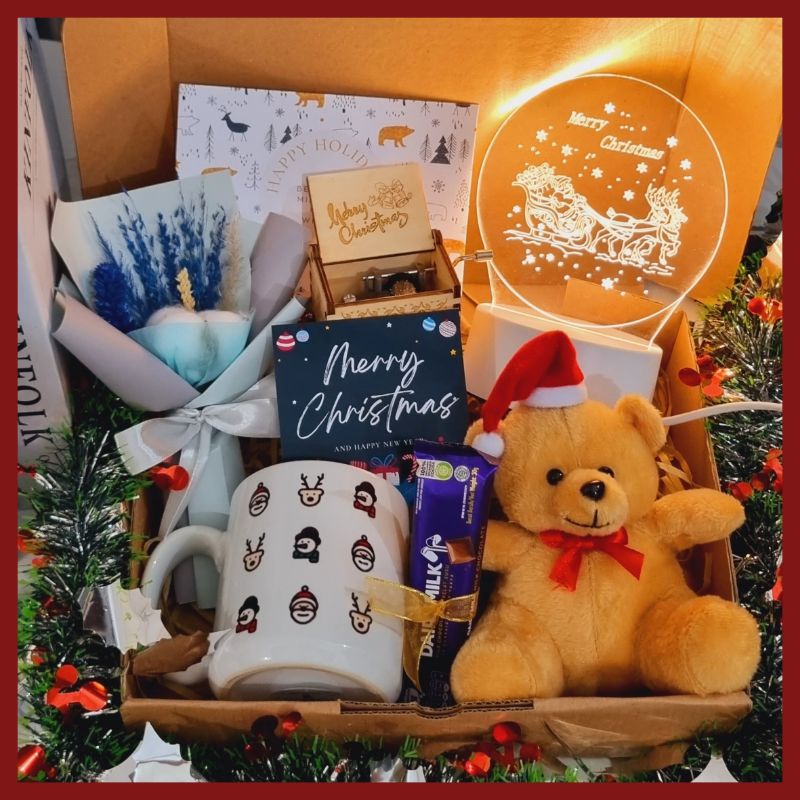 Jual hampers natal kotak musik / kado natal christmas gift / Hadiah ...