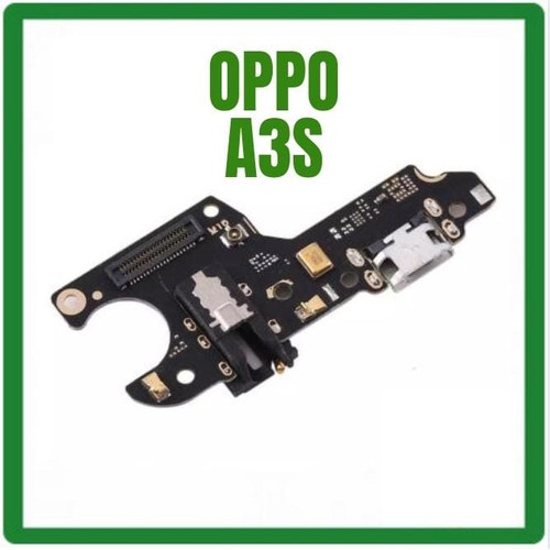 Jual FLEXIBLE OPPO A3S (1853) CONECTOR CAS + HANDSFREE + MIC | Shopee ...