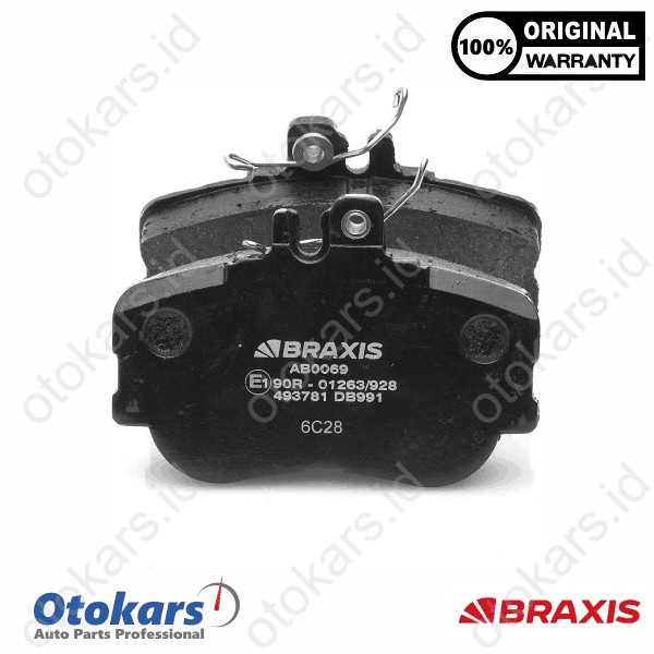 Jual Kampas Rem Depan MERCY W202 (BRAXIS AB0069) | Shopee Indonesia