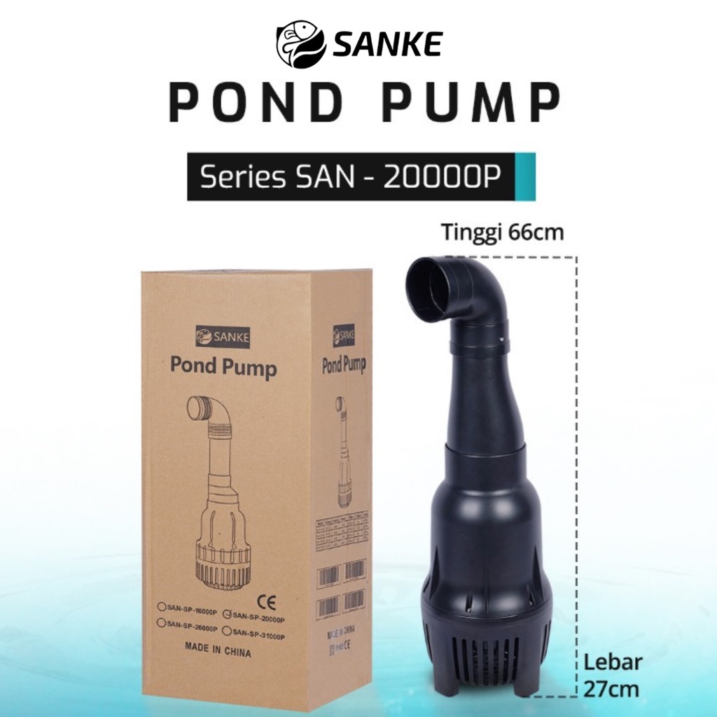 Jual POMPA KOLAM SANKE SAN-20000P | Shopee Indonesia