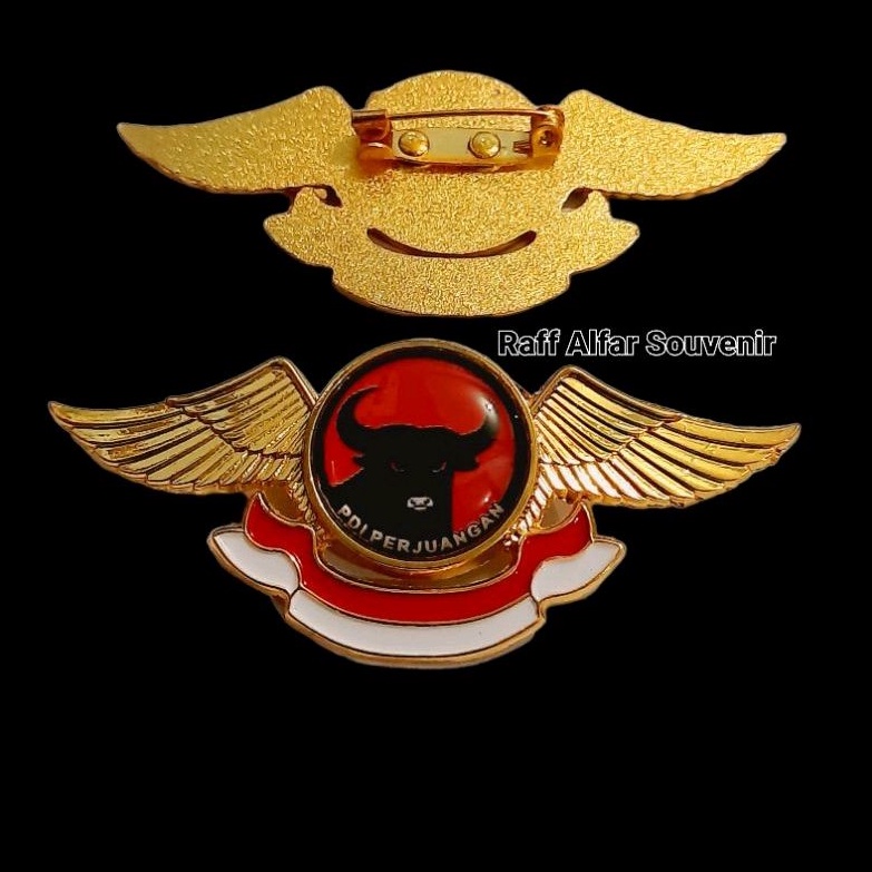 Jual Pin partai Pdi perjuangan - Pin Pdi P model wing | Shopee Indonesia