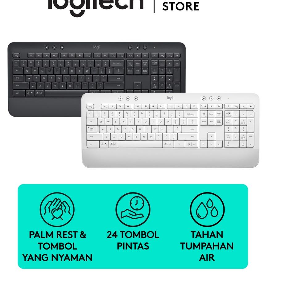 Jual TrxFf4F9--Logitech Signature K650 Keyboard Wireless Bluetooth ...