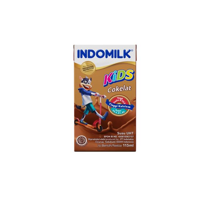 Jual Indomilk Kids Susu UHT Cokelat 6 x 115 mL | Shopee Indonesia