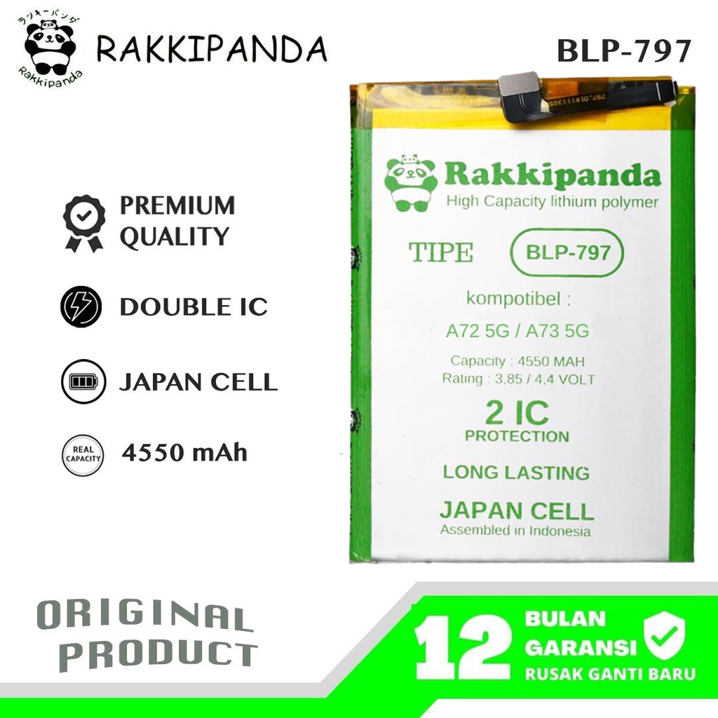 Jual RakkiPanda - BLP797 A72 5G / A73 5G Batre Batrai Baterai | Shopee ...