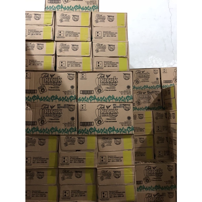 Jual Teh pucuk harum 1 dus isi 350ml x24 botol | Shopee Indonesia