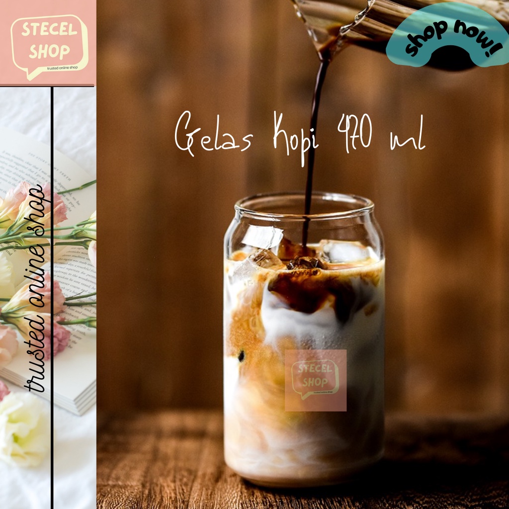 Jual Gelas Kopi 470 ml | Gelas Susu | Gelas Jus | Gelas Bir 470 ml ...