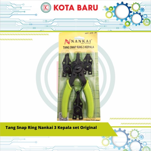 Jual Tang Snap Ring Nankai 3 Kepala set Original | Shopee Indonesia