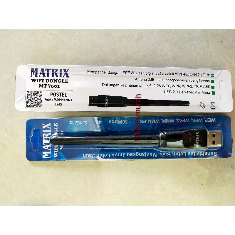 Jual ORIGINAL Dongle USB WIFI Adapter Matrix / USB Wireless Adapter ...