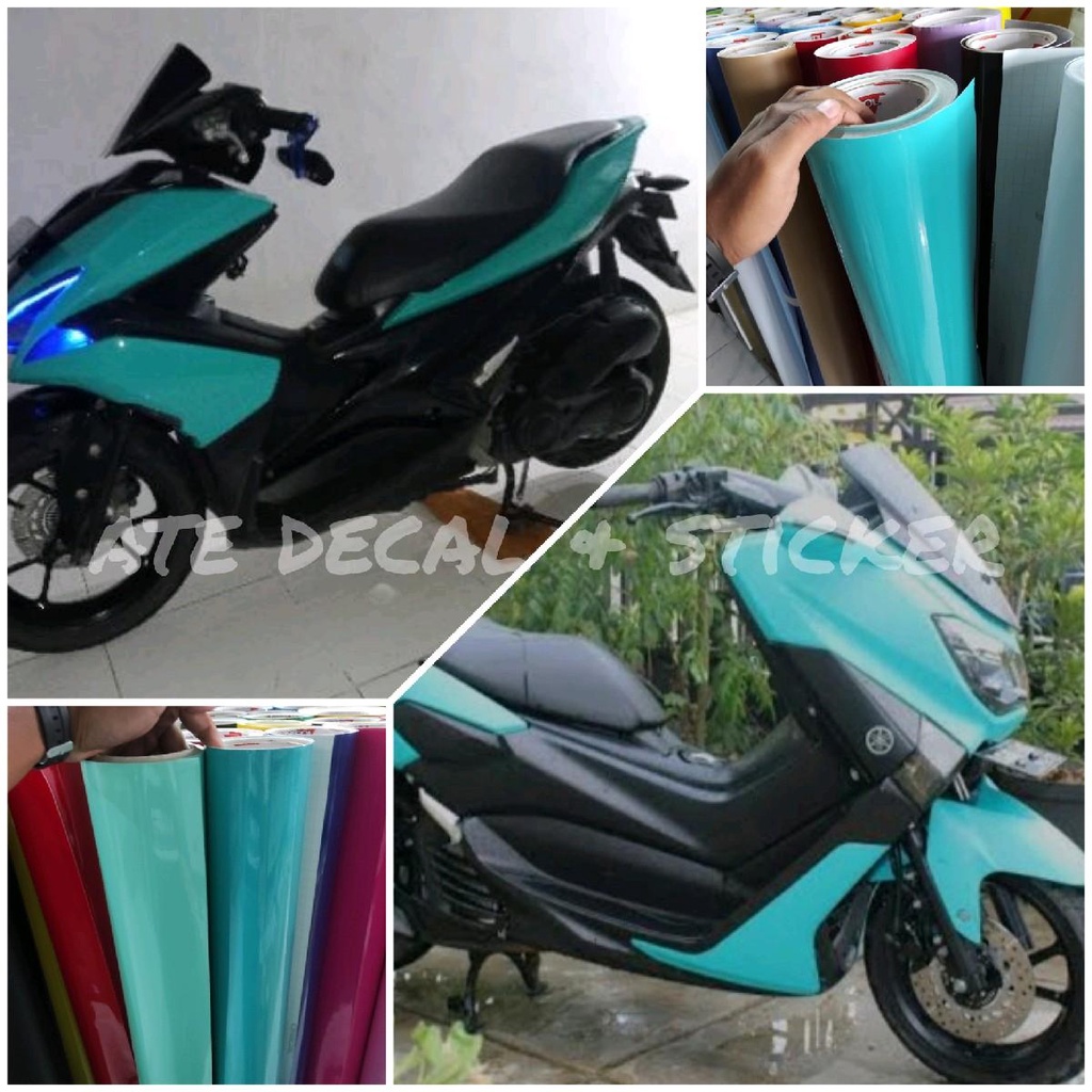 Jual stiker motor warna hijau tosca dan hijau mint kualitas premium ...