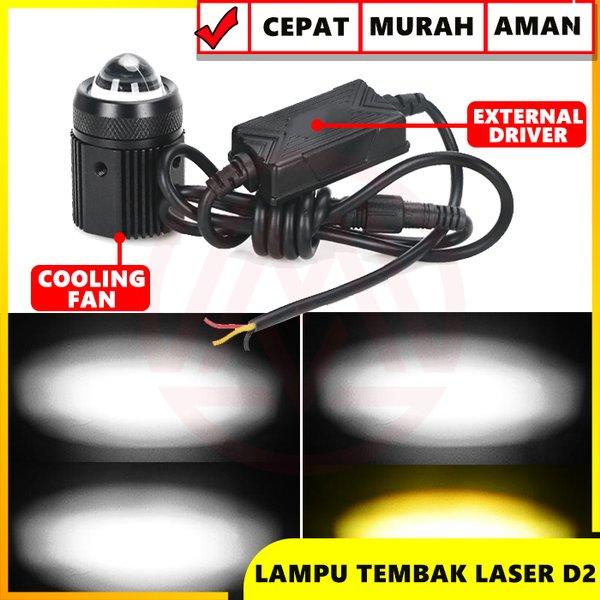 Jual Lampu Tembak Laser Motor Mobil Led D2 Mini 2 Warna Laser Foglamp ...