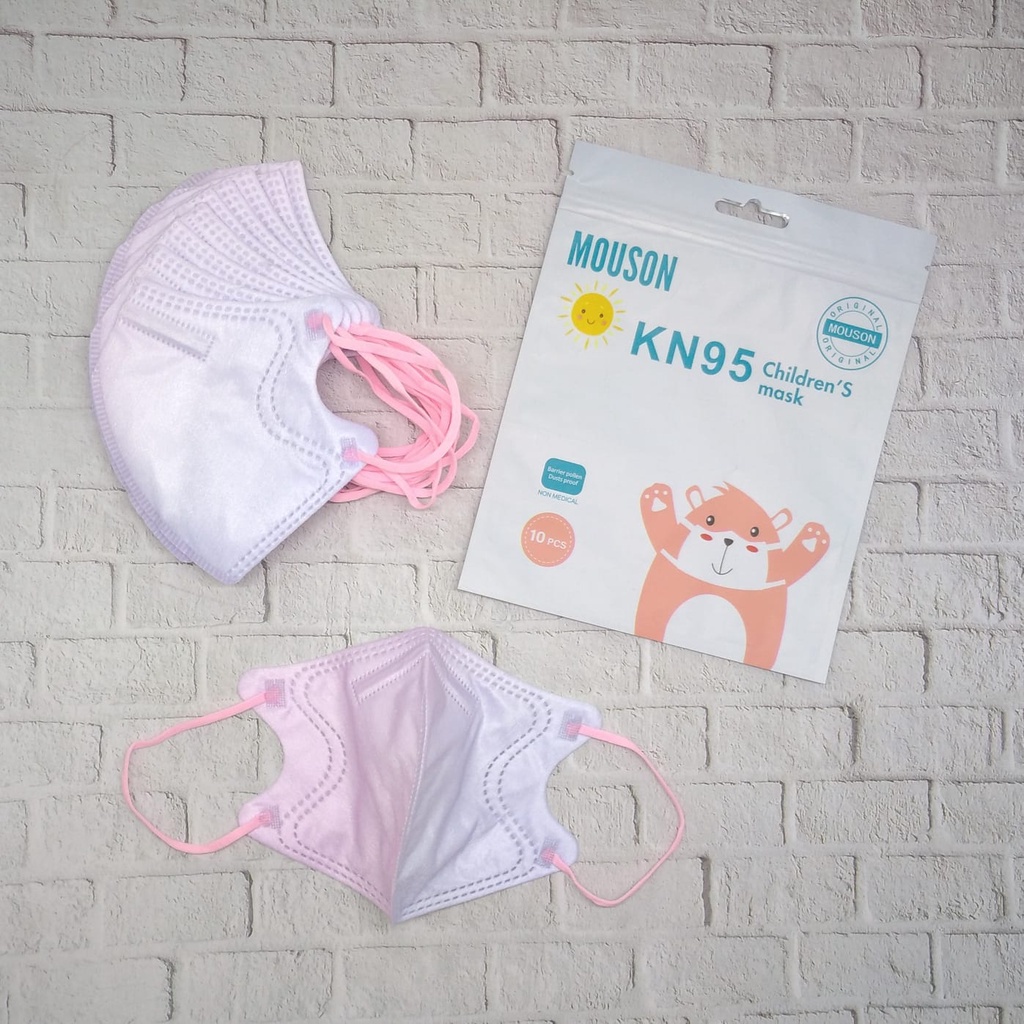 Jual Masker Mouson Careion ANAK KN95 Pro Child Isi 10 Pcs Face Mask ...