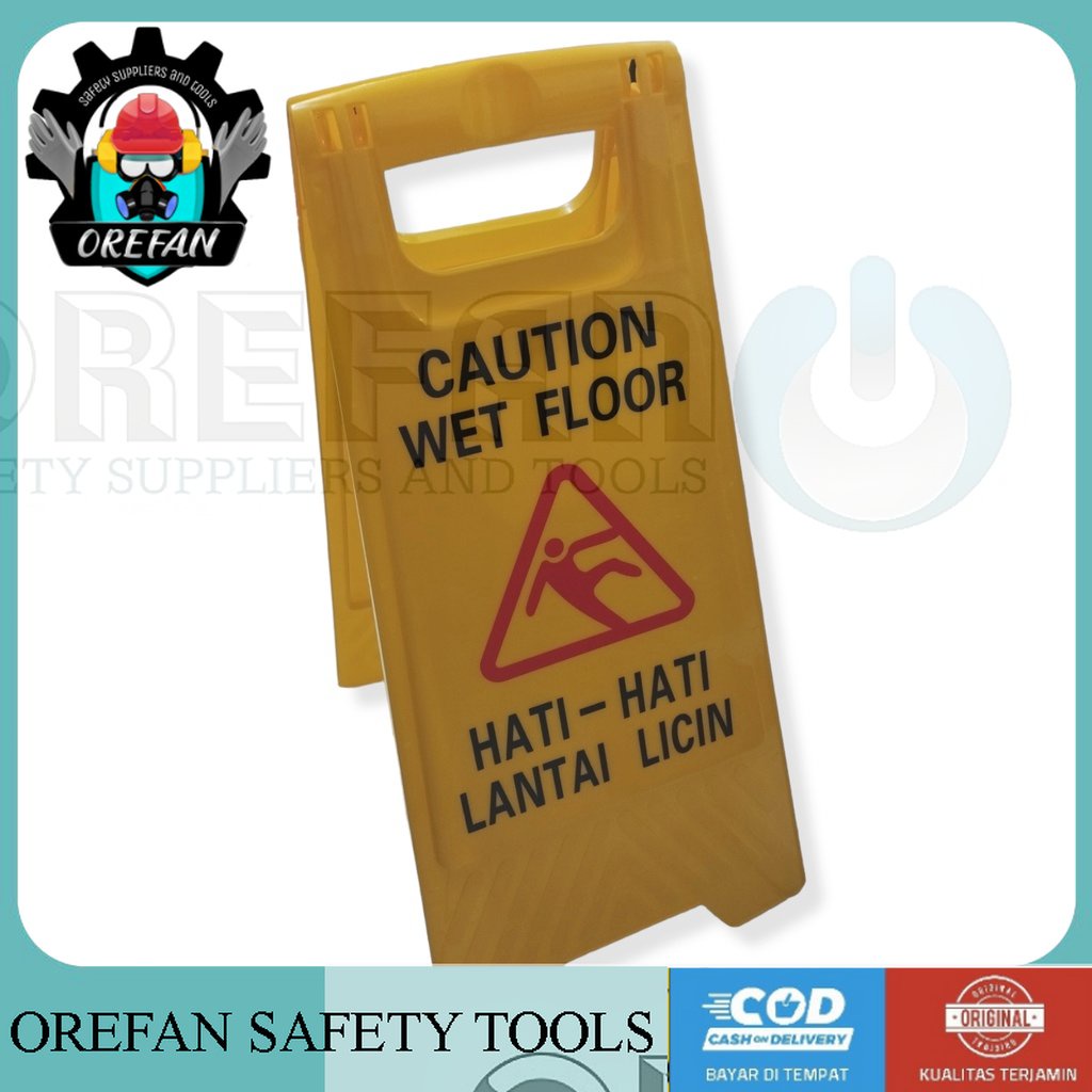 Jual PAPAN CAUTION WET FLOOR PAPAN PERINGATAN LANTAI BASAH LICIN ...