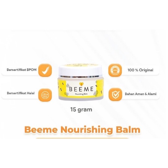 Jual BeeMe Natural Nourishing Balm 15gr for Baby and Adult | Shopee ...