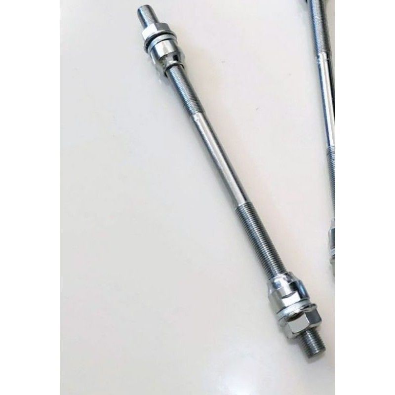 Jual Rear Axle As Roda Belakang Sepeda Chrome Mur Baut 14 | Shopee ...