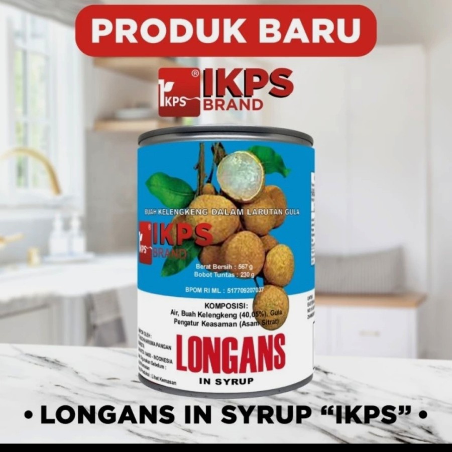 Jual Longan Kaleng IKPS 567 gram / Longans in syrup / Lengkeng Impor | Shopee Indonesia