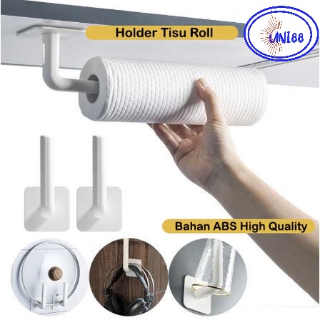 Jual Gantungan Tisu Toilet Kamar Mandi Gantungan Tisu Dapur Tempelan ...